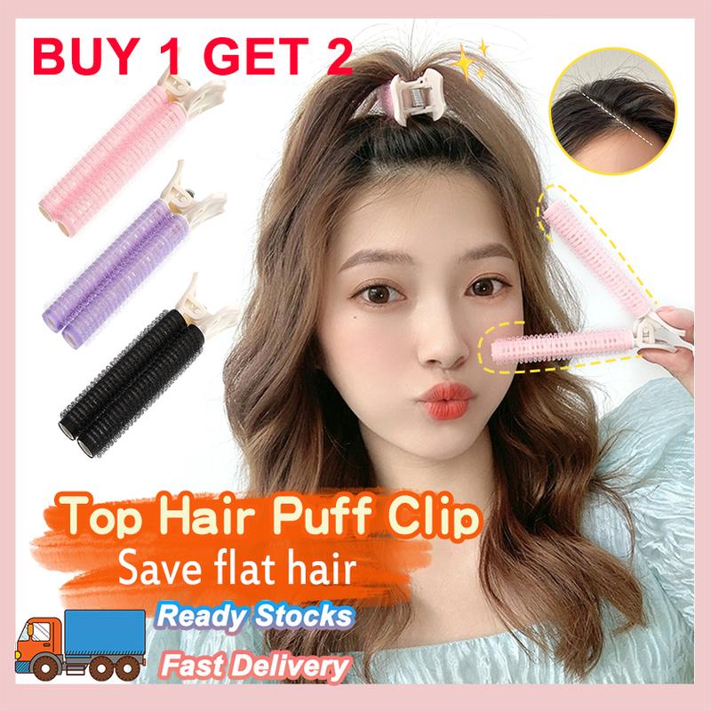 2PC Hair Root Fluffy Clip Korean Bangs Hairstyle Volumizing Clip ...
