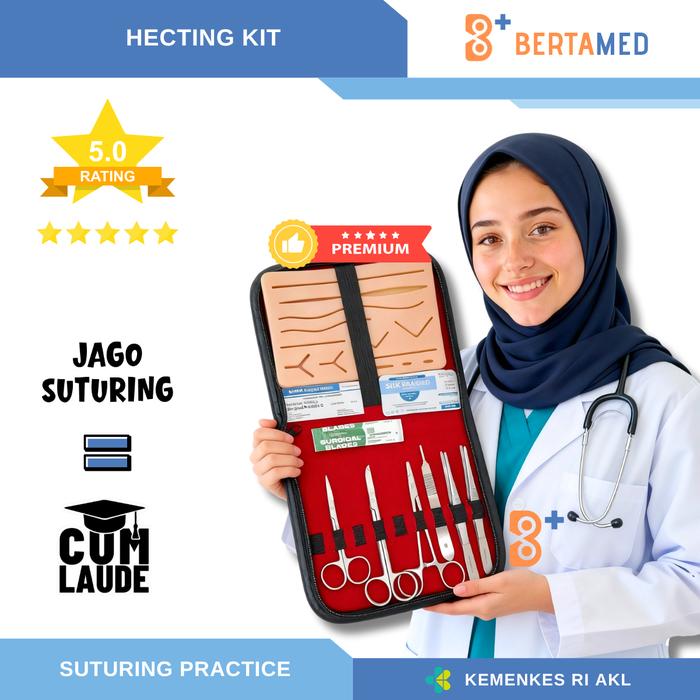 Jual Hecting Kit / Hecting Instrument Set Ekonomis / Suturing KIT Alat ...