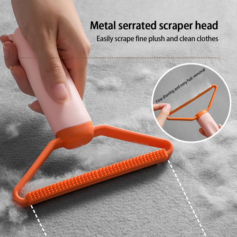 Double Sided Pet Hair Scraper Portable Lint Roller Remover Sofa ...