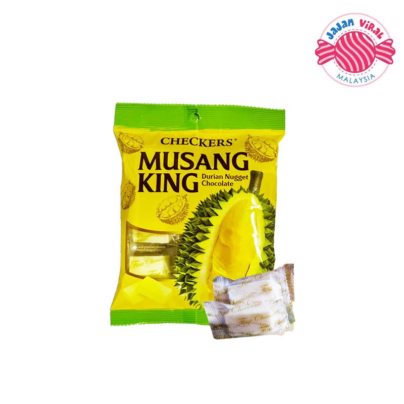 CHECKERS MUSANG KING DURIAN NUGGET WHITE CHOCOLATE 60G - TikTok Shop ...