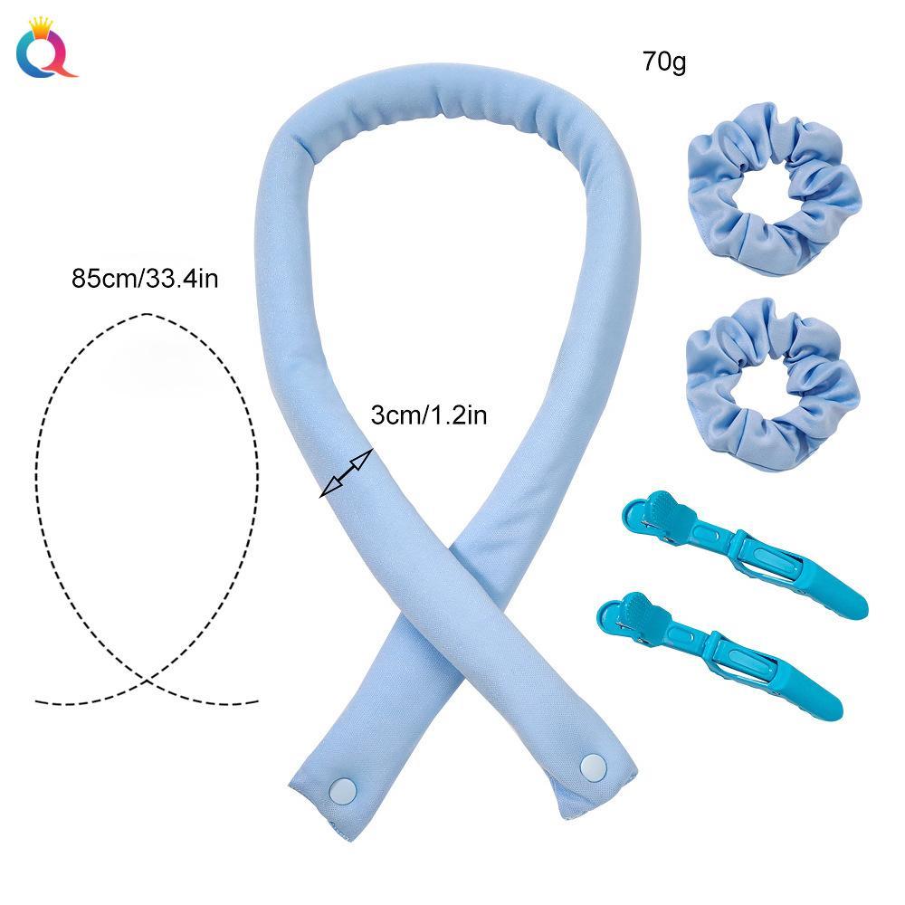 Heat Less Lazy Curler Silk Curling Rod Rollers Sleeping Soft Curl Bar ...