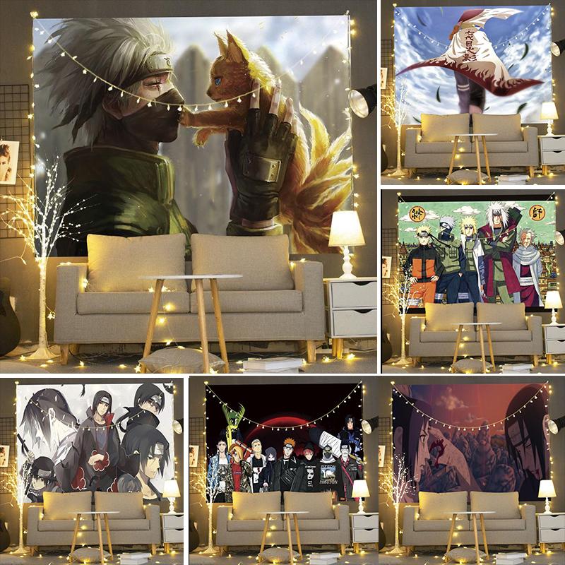 Anime Jepun Naruto untuk hiasan bilik tidur dan ruang tamu, Mural ...