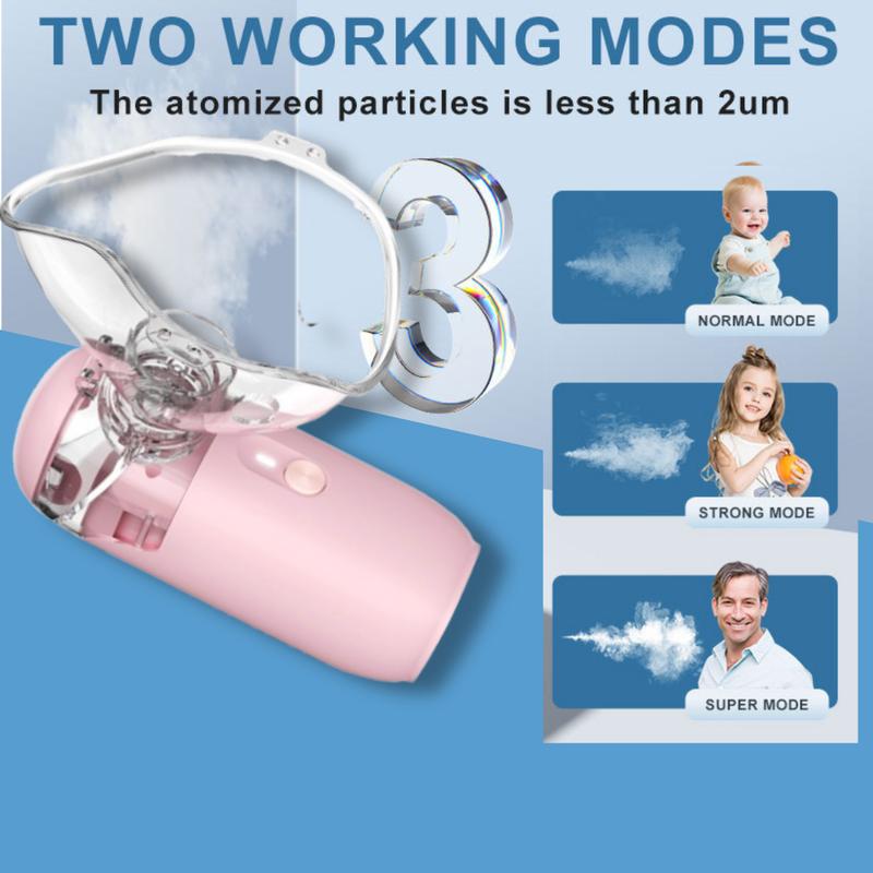 Dr.life Nebulizer Uap Portable Bayi & Anak Asma Oksigen Pernafasan 3 ...