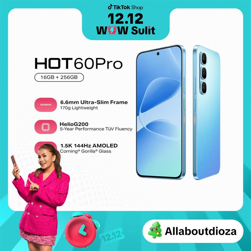 「Dioza Exclusive」- Infinix HOT 60 Pro, (up to 16GB [8GB + 256GB ...