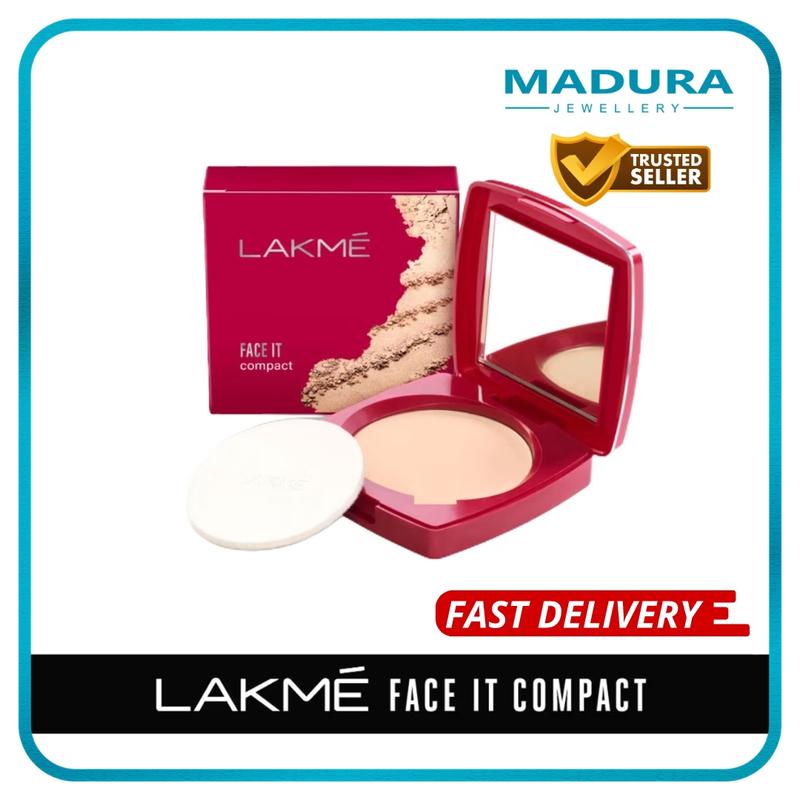[BEST SELLER] Lakme FACE IT Compact Powder 9g 4 Shades Available ...