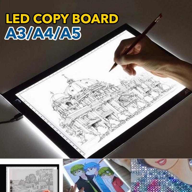 Pad Lampu Papan Salin LED - LED Copy Board Light Pad Drawing - TikTok ...