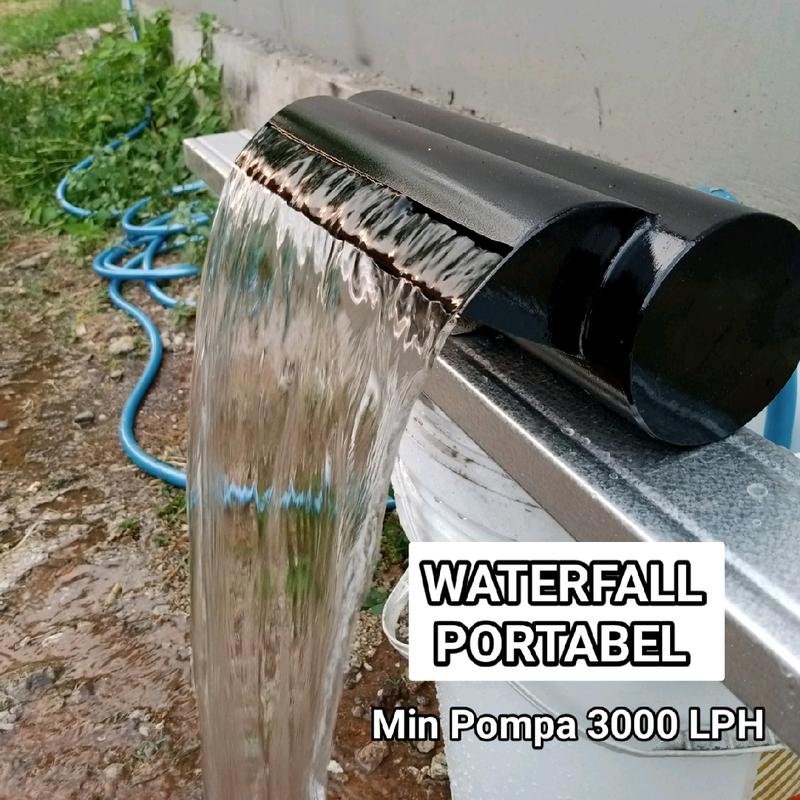 Waterfall Portable Kolam koi, Taman dan Aquarium - Shop | Tokopedia