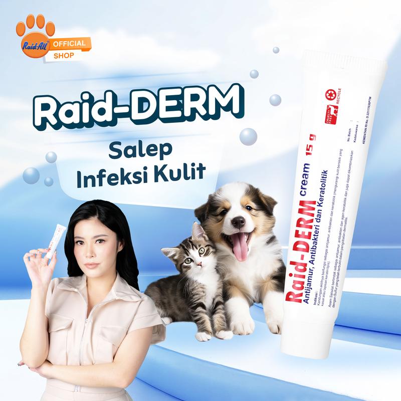 RAID ALL - Saleb derma Kucing/Anjing 15 gr - Shop | Tokopedia