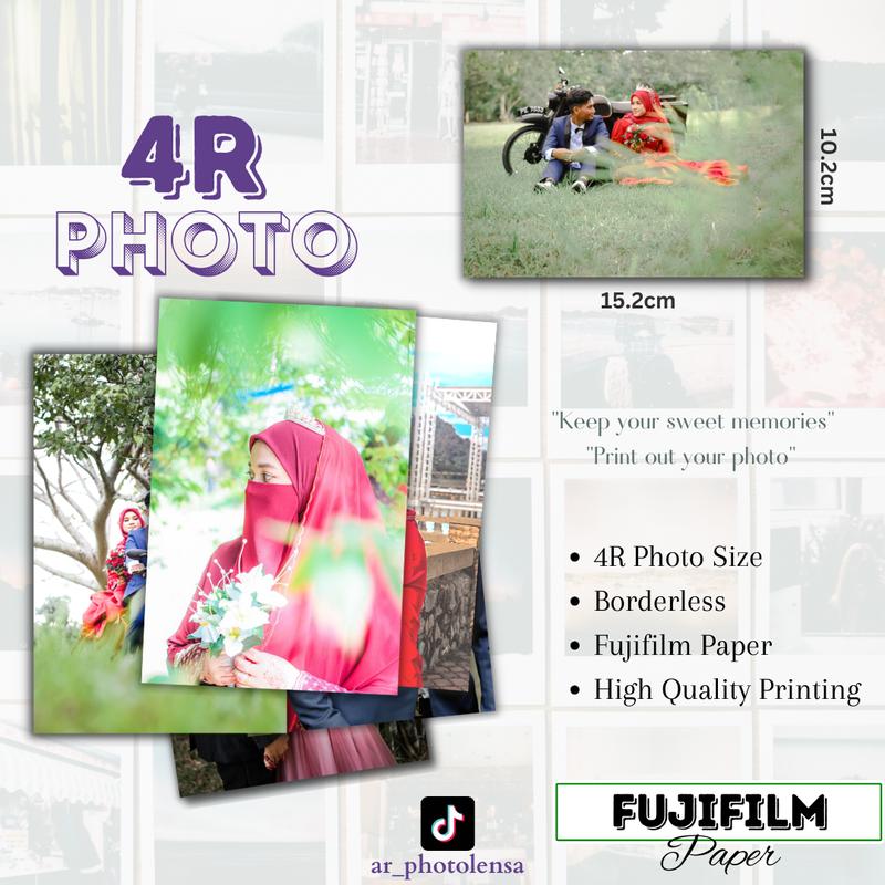 Cetak Foto 4R | Kertas Penuh | Kertas Fujifilm | Kualiti Cetak - TikTok ...