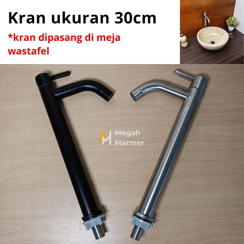 Megah Marmer | Kran & Pipa Kran Wastafel Anti Karat Stainles - Shop ...