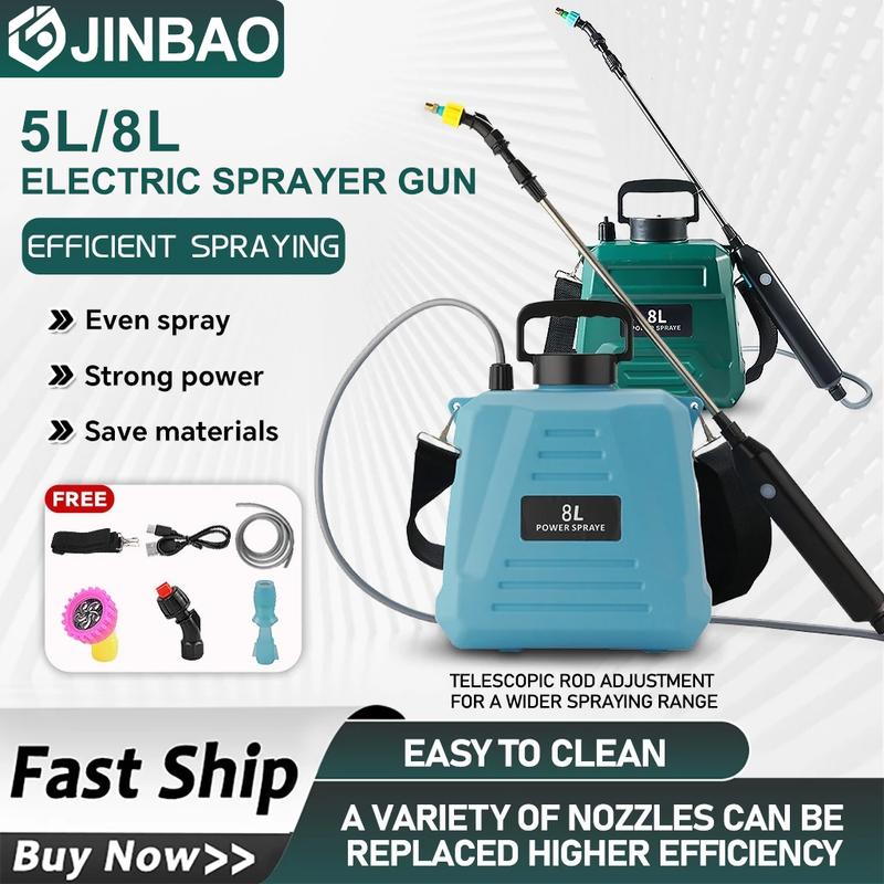 5L/8L Portable Rechargeable Sprayer Chemical Garden Pressure - TikTok ...