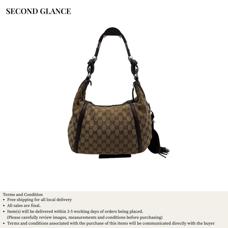 Gucci GG Canvas Techno Horsebit Hobo - TikTok Shop Singapore