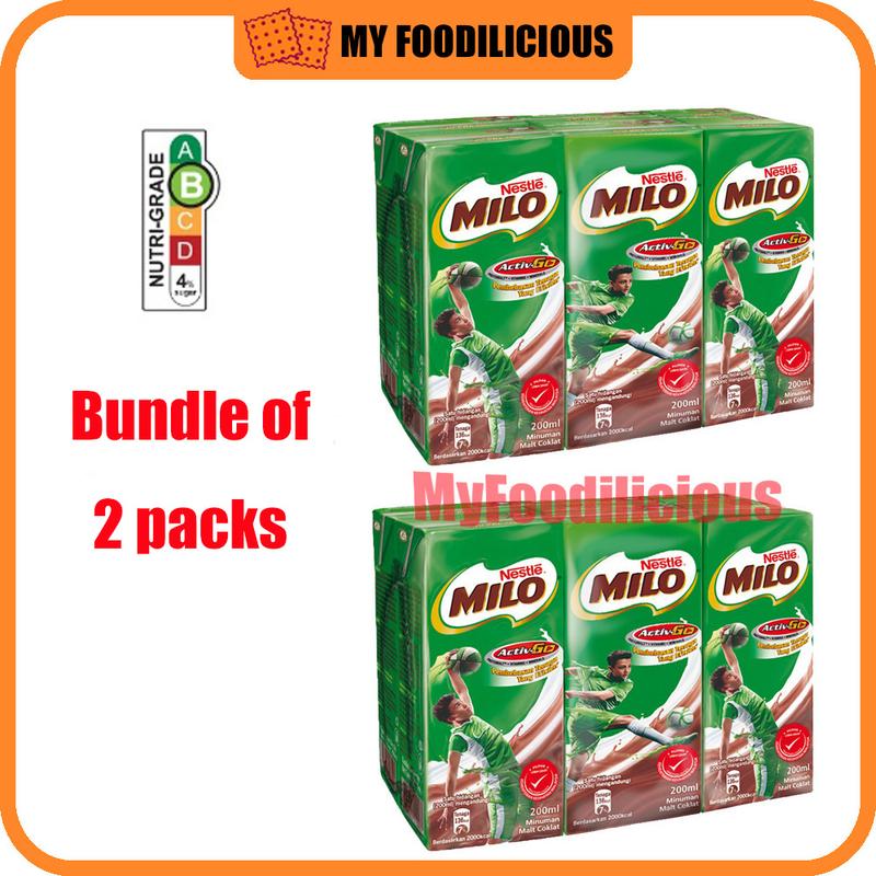Nestle MILO Activ-Go UHT 200ml x 6 packs - TikTok Shop Singapore
