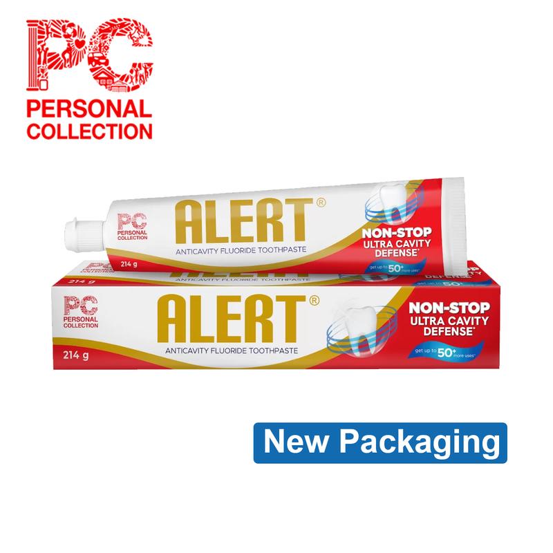 Alert Anticavity Flouride Toothpaste 214g Oral, Gum Protection ...