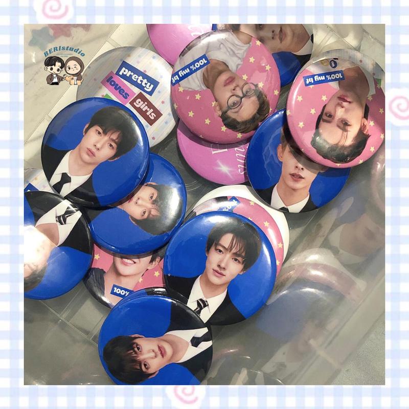 PIN BUTTON CORTIS 44 MM JAMES MARTIN SEONGHYEON JUHOON KEONHO READY ...