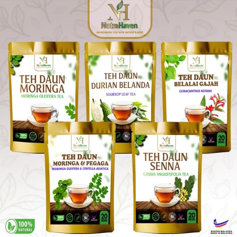 Nutra Haven HQ Teh Moringa Teh Pegaga Teh Senna Teh Belalai Gajah ...
