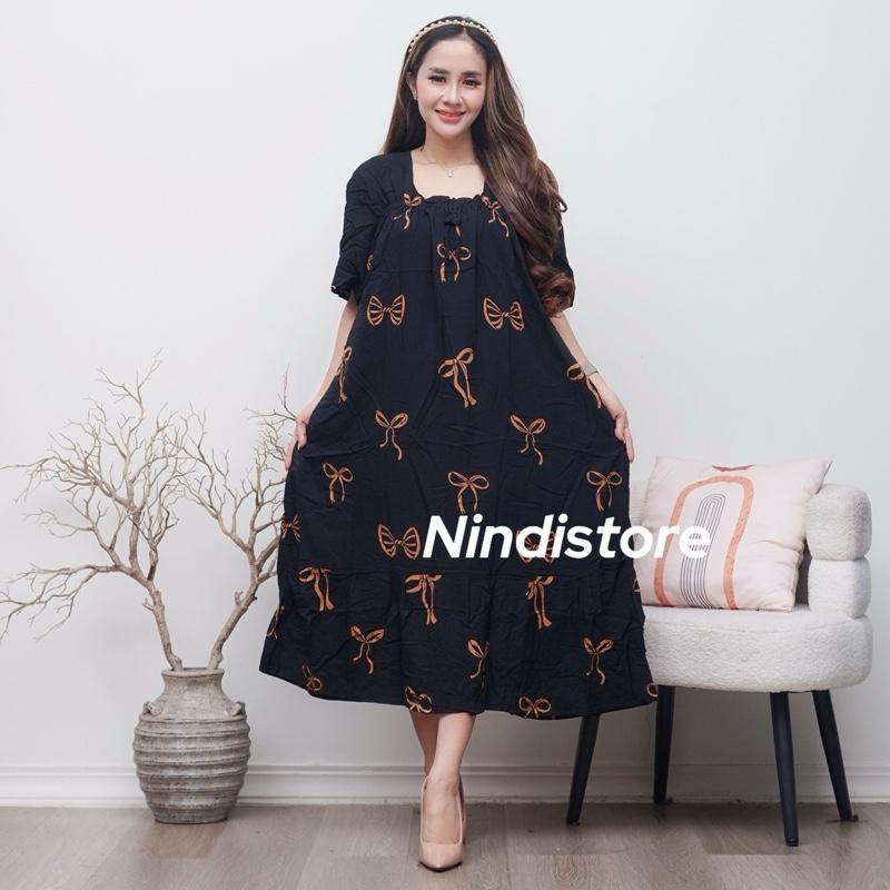 Daster jumbo rayon premiumLD 130 busui friendly / dres jumbo rayon ...