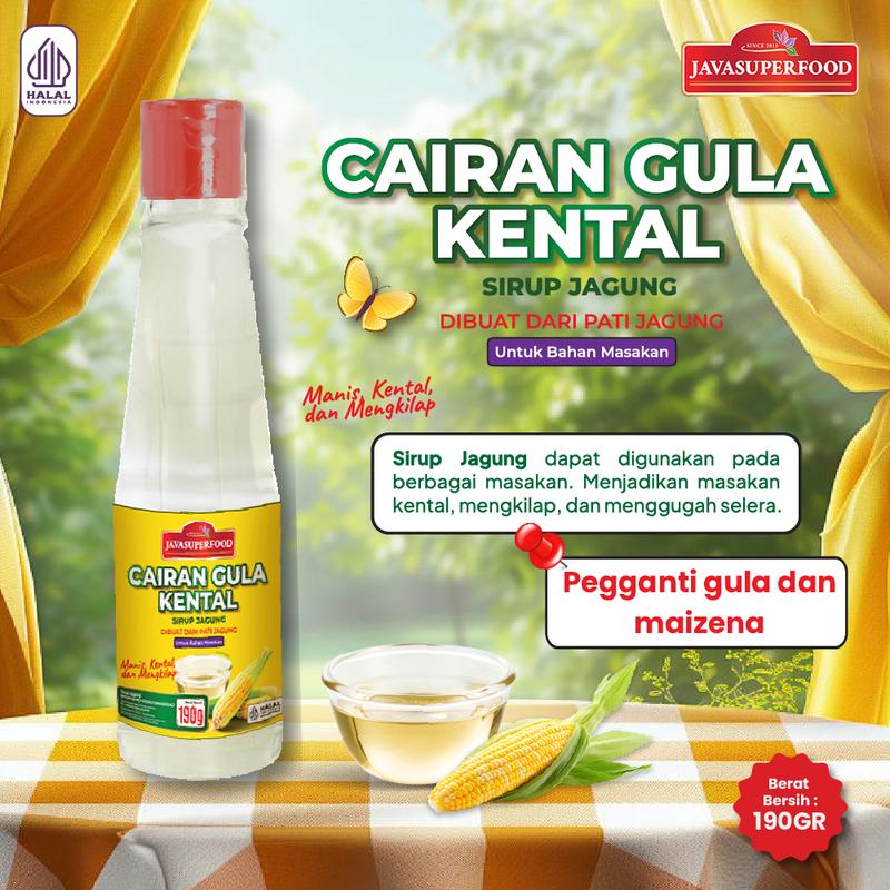 [HALAL] CORN SYRUP JAVA SUPER FOOD 190GR / GULA KENTAL / SIRUP JAGUNG ...