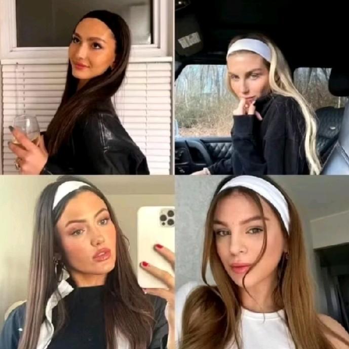 Bandana Bando Y2k Korean Style Headband Fashion Hair Solid Bando - Shop ...