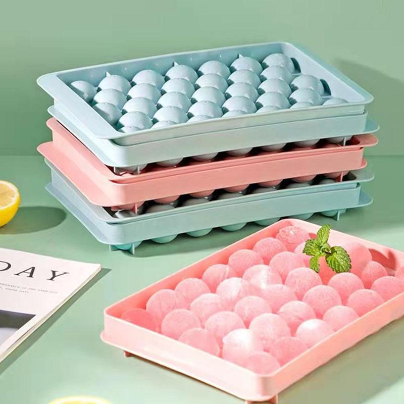 Acuan Ais Bola Bulat 3D, 33 Grid, Lubang 2cm, Dengan Penutup - TikTok ...
