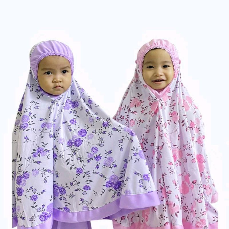 TELEKUNG PRINTED CORAK BUNGA.BUDAK SIZE S ( 2-4 YEAR ) - TikTok Shop ...