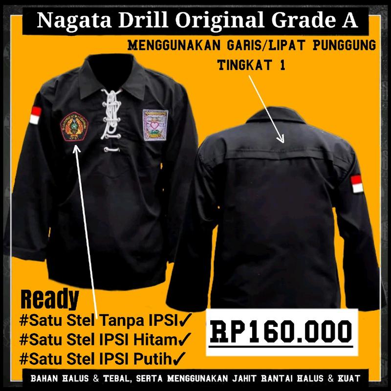 Sragam Pencak Silat, Sakral Warga PSHT Nagata Drill Original - Shop ...
