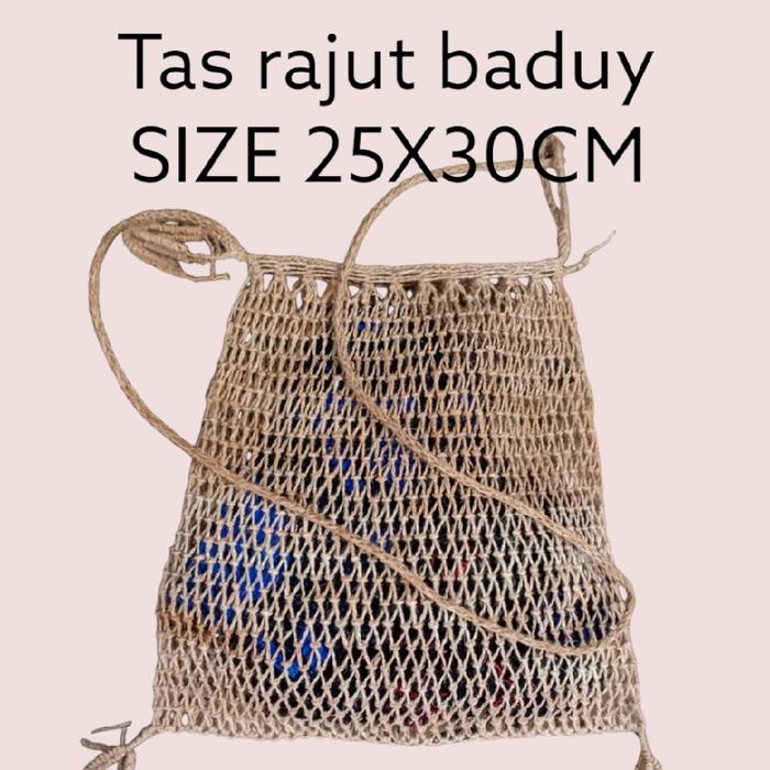 Jual Tas entik Varian BESAR khas suku baduy muat dompet hp. buku ...