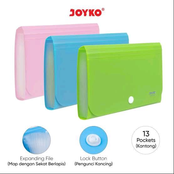 Expanding File Map Harmonika Joyko EF-1218 Giro 13 Pocket Mini - Shop ...