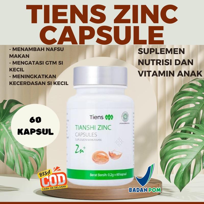 [Nutrisi Anak] Tianshi Zinc Capsules Original - Dilengkapi Bubuk - Shop | Tokopedia