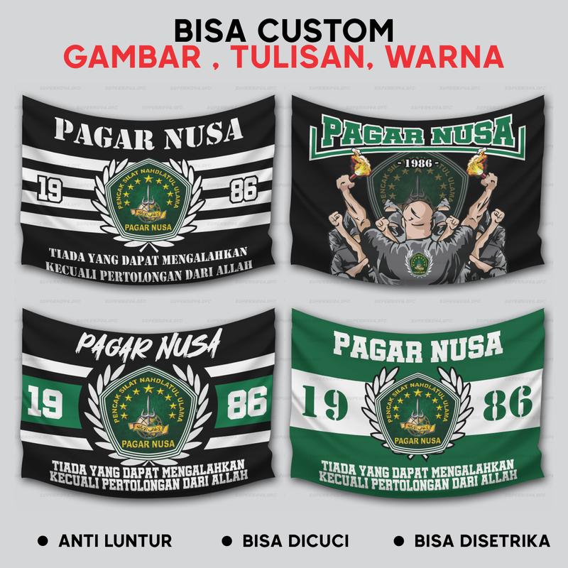 BENDERA JUMBO PERGURUAN SILAT PAGAR NUSA JUMBO - Shop | Tokopedia