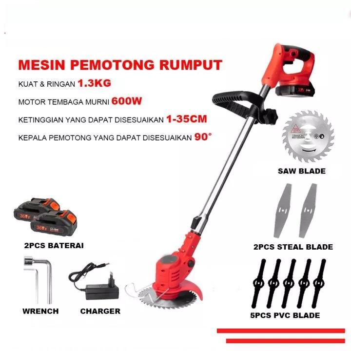 Mesin Potong Rumput Pemotong Rumput 24V Pemangkas Rumput dengan - Shop ...