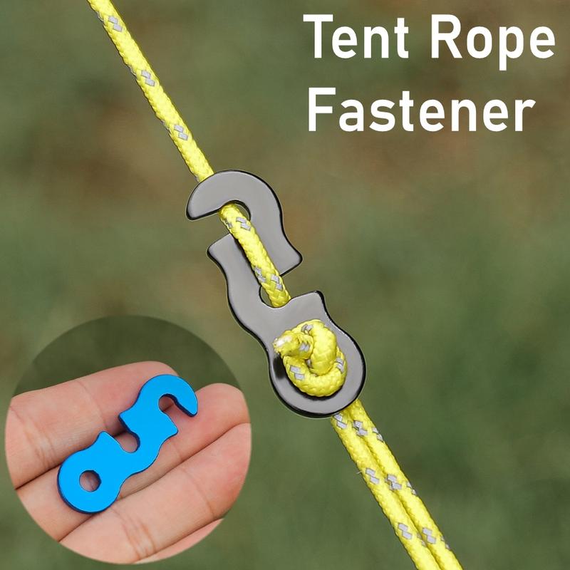 Tent Rope Outdoor Camping Adjustable Stopper Wind Cord Fastener ...