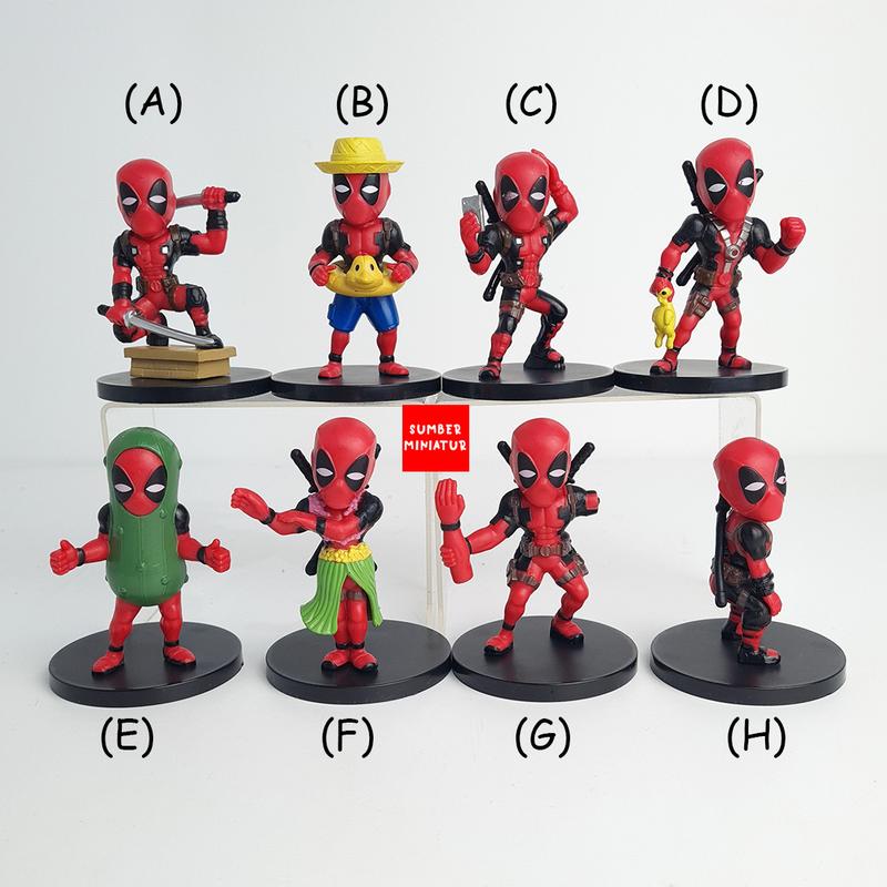 Figur Mainan Dead Pool Deadpool Chibi Bahan PVC 8 cm - Shop | Tokopedia