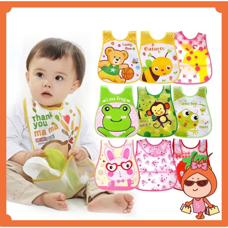 Celemek Makan Bayi plastik Slaber - Shop | Tokopedia