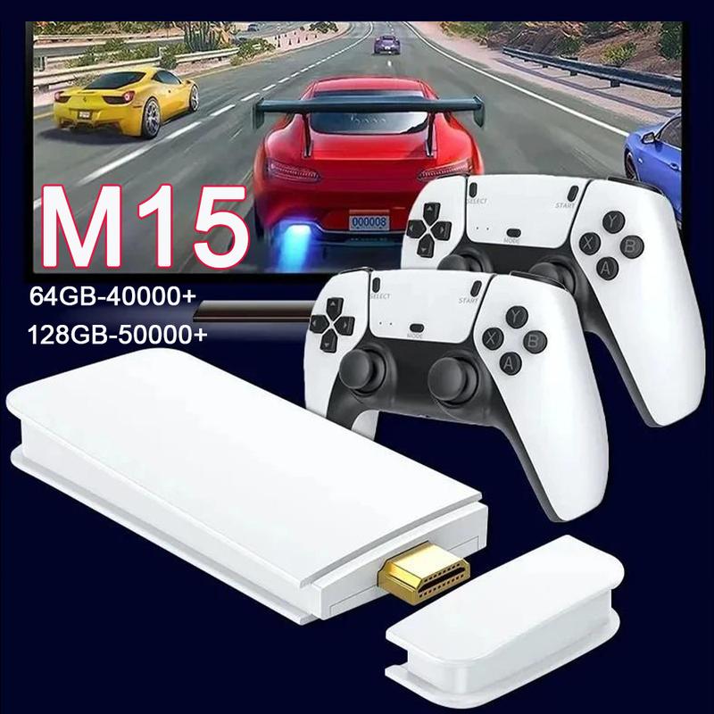 New M15 Retro Game Console 64GB 40000+4K HD Output Arcade Handheld ...