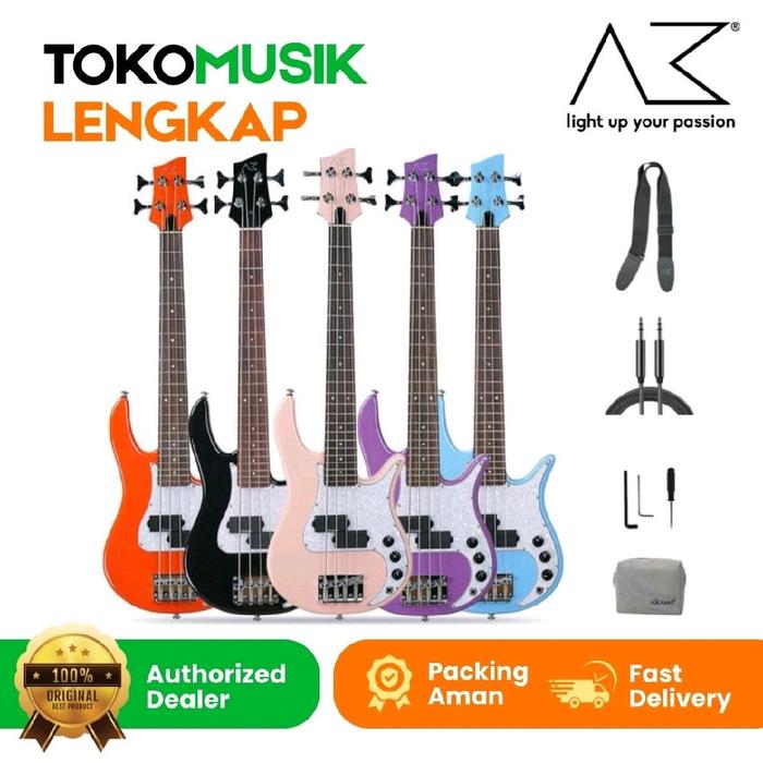 Jual Mini Bass Elektrik Akama MG Bass Akama Mini Groove Akama MGT ...