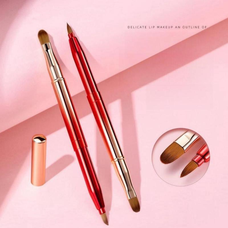 Retractable Lip Brush for Lipstick Lip Gloss Double-Ended Li - TikTok ...