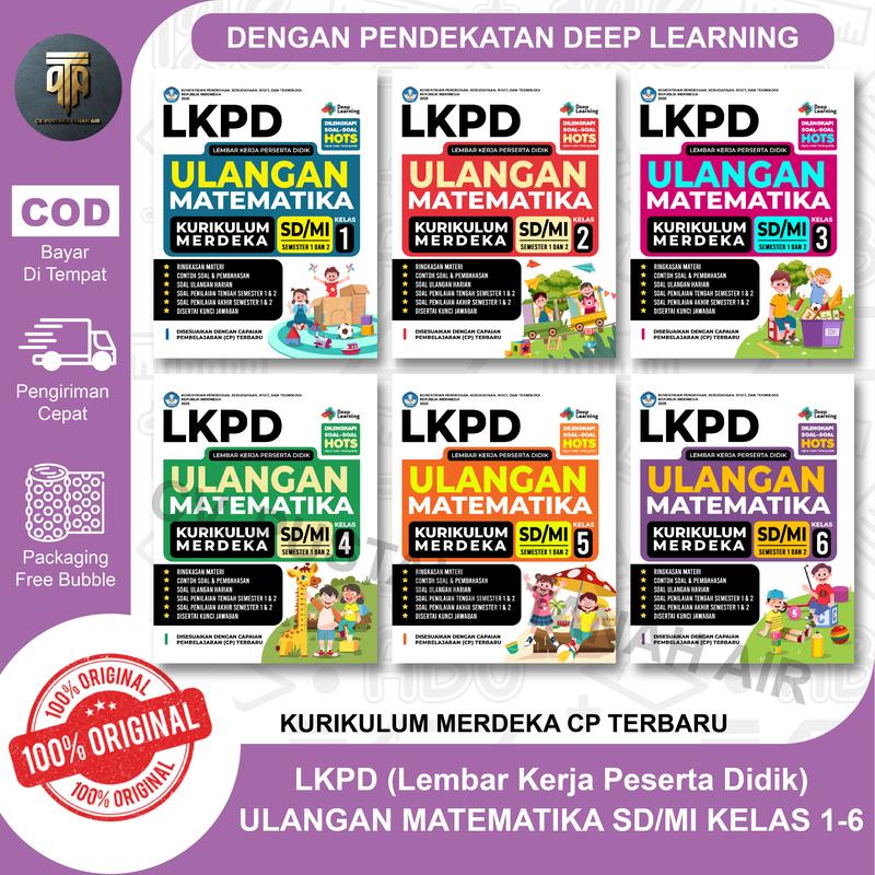LKPD Ulangan Matematika SD/MI Kelas 1-6 - Shop | Tokopedia