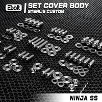 Jual BAUT SET COVER BODY KAWASAKI NINJA SS R M CUSTOM CNC BUBUT BAUT ...