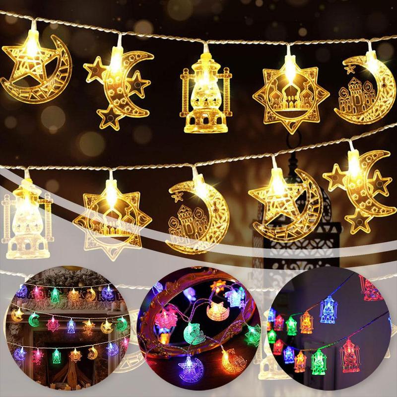 Ramadan Decoration Led String Lights Moon Star Light Ramadan - TikTok ...