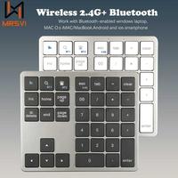Promo Taffware Keyboard Numeric Numpad 2.4GHz Bluetooth Silent Keypad ...