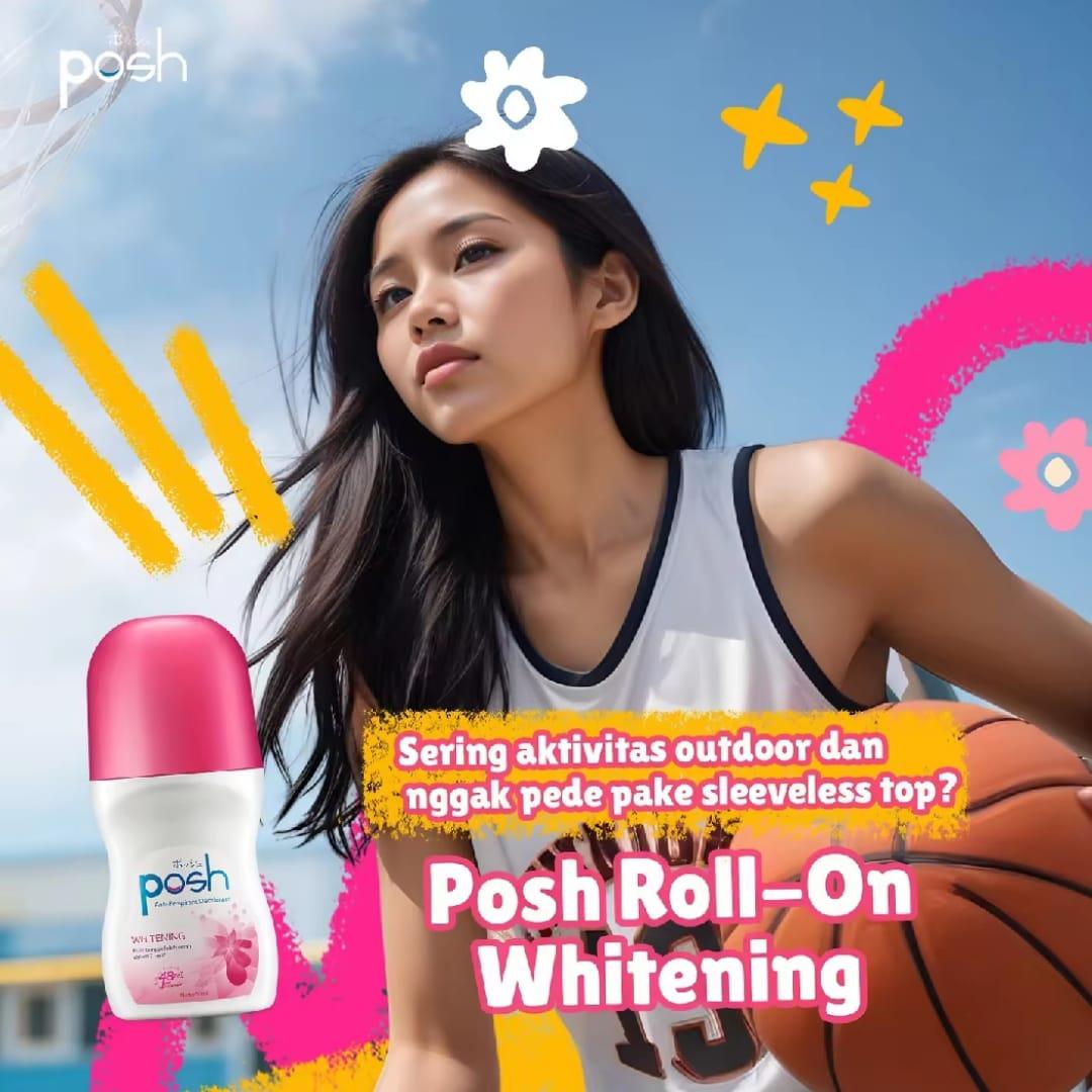 Posh Deodorant Roll On Wanita Antiperspirant Melembutakan Dan ...