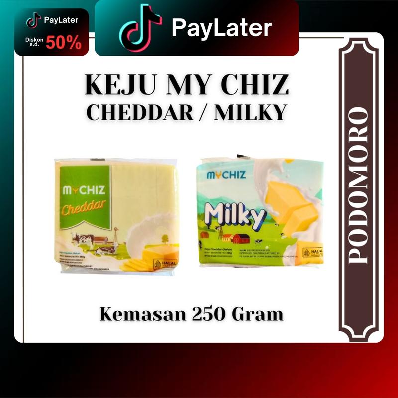 Keju My Chiz Kemasan 250 Gram Cheddar / Milky Cheese Block - Shop ...