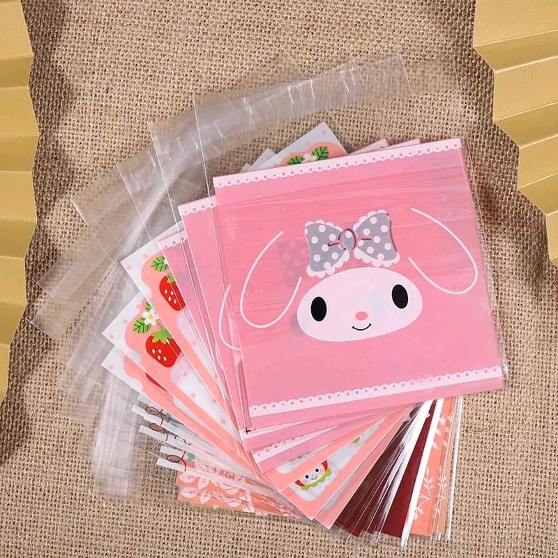 (ISI 100 PCS)PLASTIK COOKIES 7x7 CM MELODY MERAH 10x10 CM MELODY - Shop ...