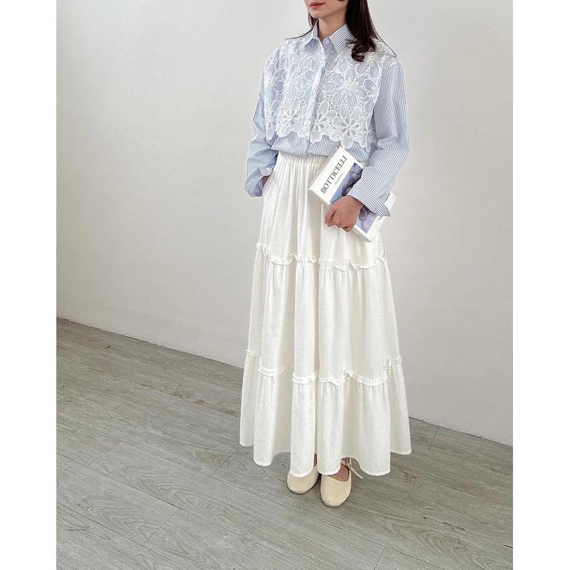 Azrha Skirt / Rok Susun Canda + Kantong / Ruffle skirt / Ro - Shop ...