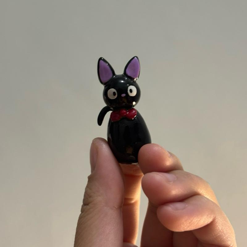 Mini Figure Jiji-Desk Pal- Ghibli Inspired - Air Dry Clay - Shop ...