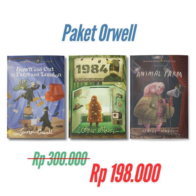Paket Bundling Buku George Orwell: Animal Farm, 1984, dan Down - Shop ...