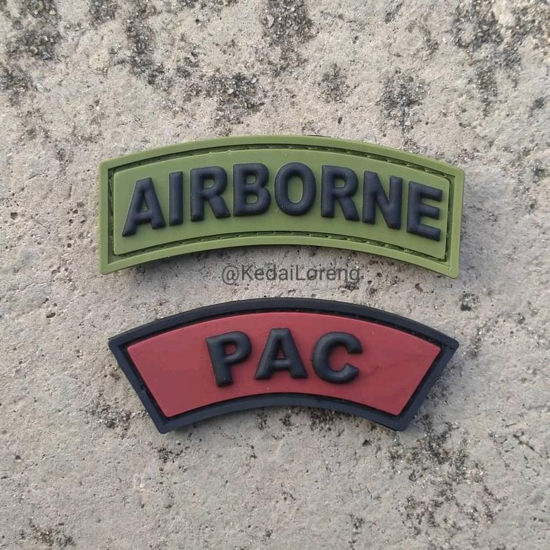Patch Pvc Tab Pac Airborne - TikTok Shop Malaysia