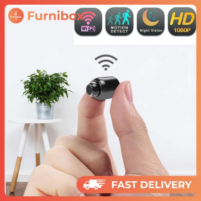 Jual Furnibox Mini CCTV Wireless 1080P WiFi Night Vision Motion ...