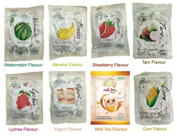 Gula-gula Viral.. My Chewy Milk Candy 100Pcs Assorted Flavour - TikTok ...